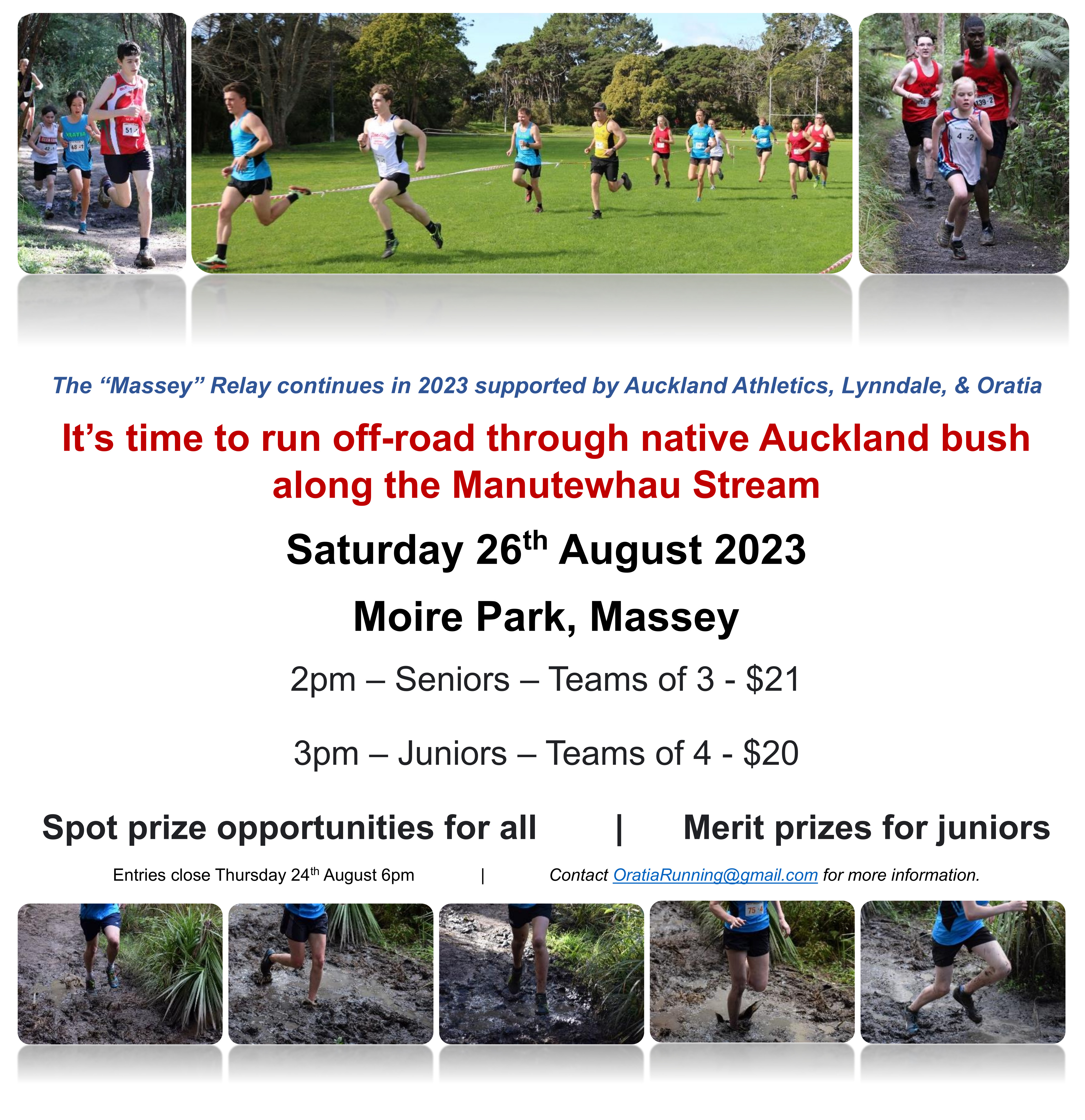 Moire Park Trail Relays | Athletics Auckland